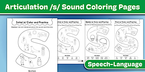 Spot the Same /s/ Word Final Sound Game