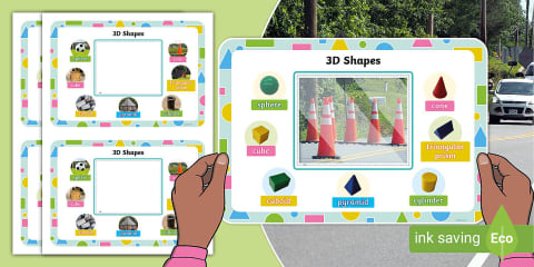 3D Object Hunt Worksheet