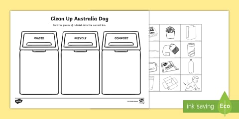 Clean Up Australia Day Activity Pack 3-6