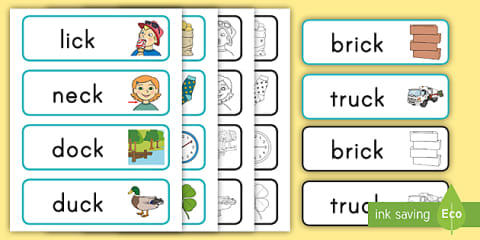 Find and Write the 'ck' Words Worksheets
