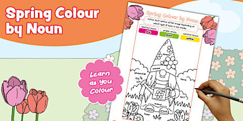 Find the Spring Nouns Worksheet