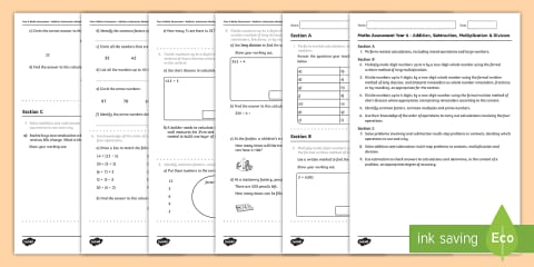 Solving Number Sentences: Activity Sheet