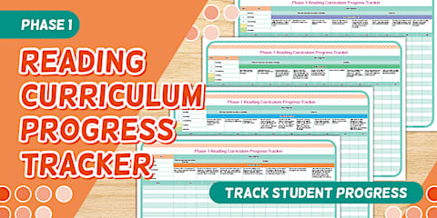 Phase 2 Reading Editable Curriculum Progress Tracker