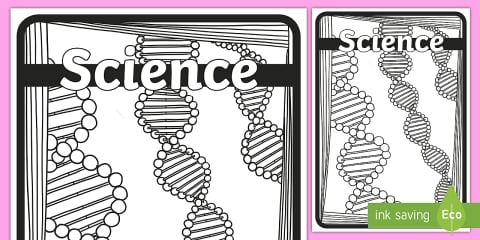 Science Mindfulness Colouring Book Covers