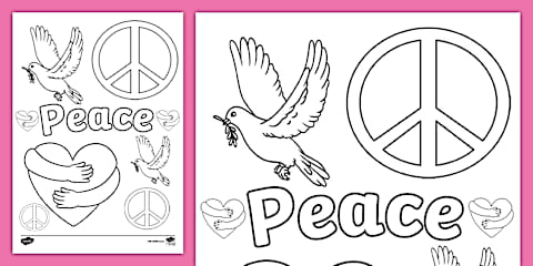 World Day of Peace Coloring Pages