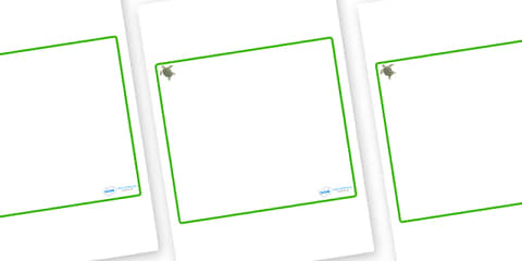 Turtle Themed Editable Classroom Area Display Sign