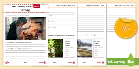 ESL B1 PET Speaking Part 2 - Free Time Activities [Teens, B1]