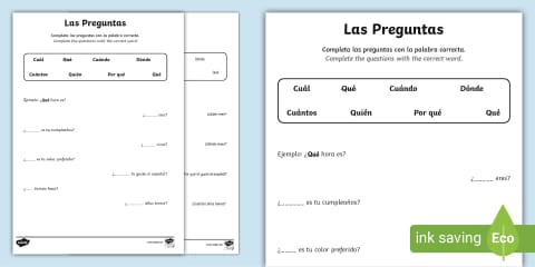 My Body Parts Worksheet Spanish