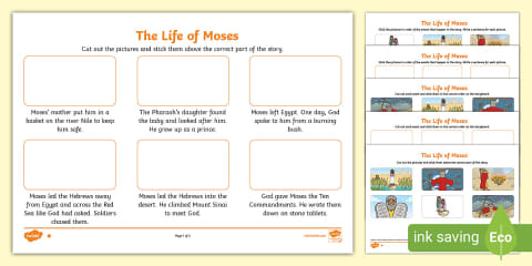 Life of Moses Storyboard Sequencing