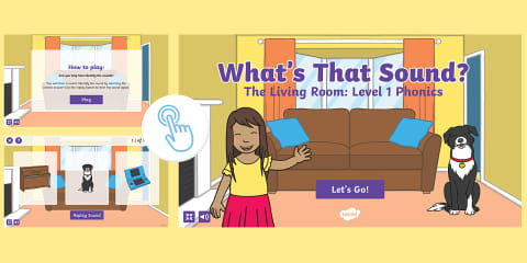 Level 1 Phonics Autumn Environmental Sounds Game