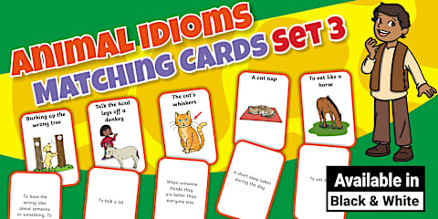 Body Idioms Matching Cards - Set 3