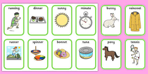 Final 'N' Sound Playing Cards