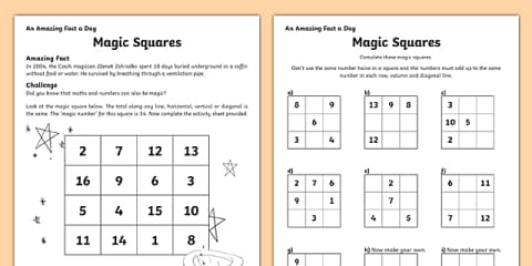 'Noggle' Maths Instructions and Display Pack
