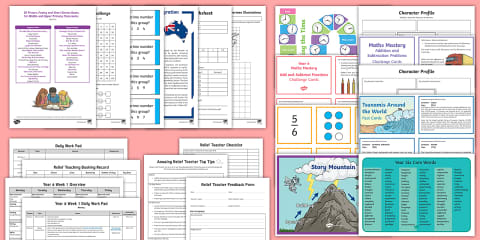 Relief Teaching File Planning Template