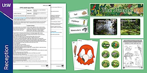 EYFS A Tropical Rainforest Adventure Plan and Resource Pack