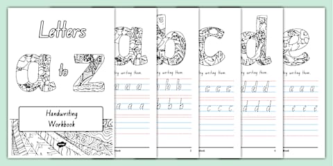Australian Handwriting Worksheets