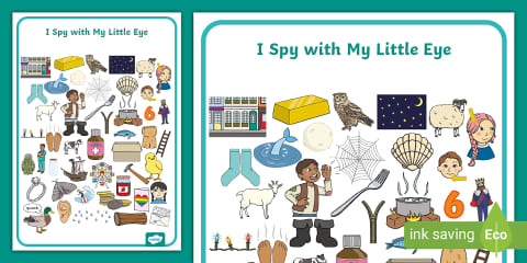 CVC Words I Spy with My Little Eye Activity