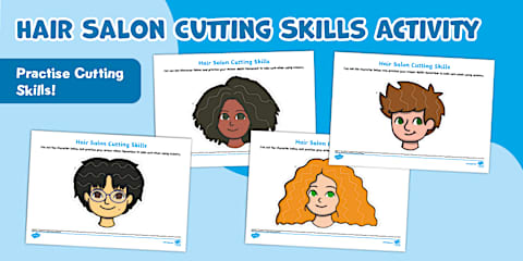 Triceratops Cutting Skills Activity