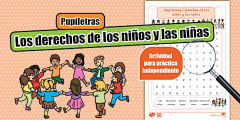 Hojas para Colorear: Los Derechos de los Niños