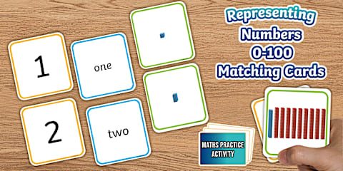 Representing Numbers 20-50 Matching Cards KS1
