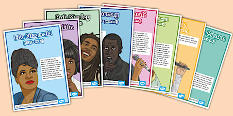 Influential Black Musicians Interactive Quiz for 6th-8th Grade