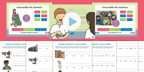 Build a Sentence Activity PowerPoint