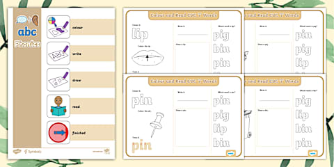 SEND Structured Steps Superhero CVC Words Colour, Write and Read