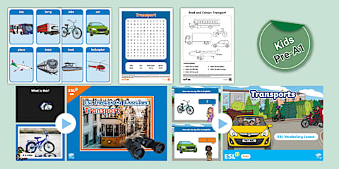 ESL My Neighbourhood Lesson Plan [Kids, Pre-A1]