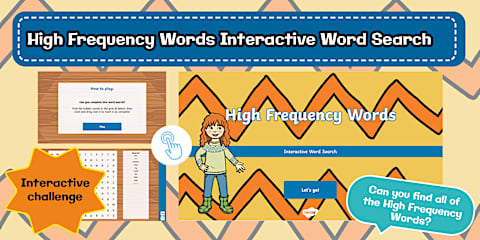 First Grade Sight Words Interactive Matching Game