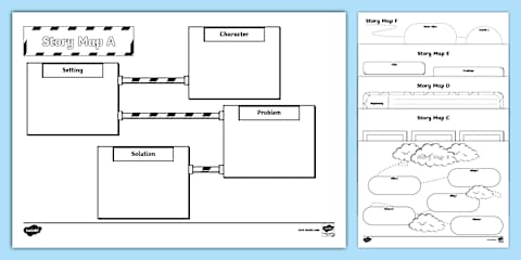 Narrative Writing Graphic Organizer for 3rd-5th Grade