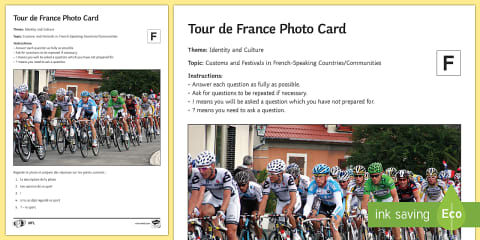 Tour de France Numbers in Words Worksheet / Worksheet French - cycling ...