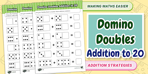 Doubles to 10 Worksheet