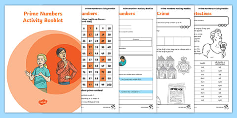 Colour All the Numbers That Are Prime Worksheet