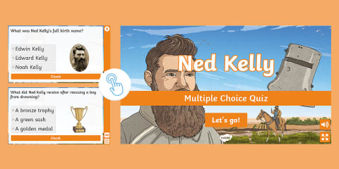 Ned Kelly Differentiated Reading Comprehension Activity