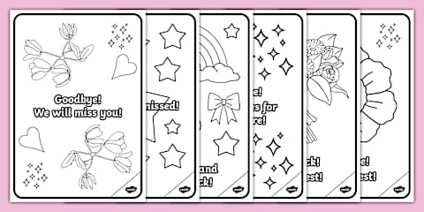 Farewell Card: Greeting Card Template to Personalise