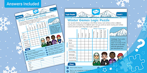 Maths Winter Logic Puzzle