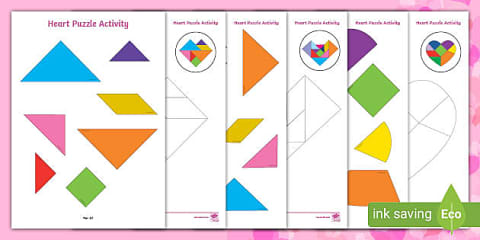 Tangram Woodland Animals Activity