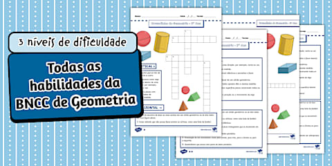 Avaliação diagnóstica de Matemática para 1º ano- Geometria
