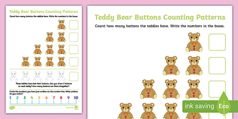 Teddy Bear Themed Number Formation Mat