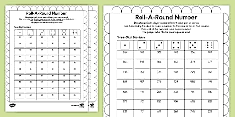 Second Grade Two-Digit Addition Tic-Tac-Toe Game
