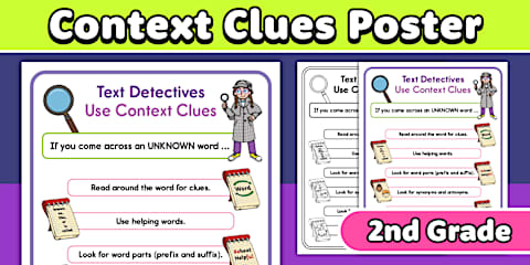 Second Grade Context Clues Reading Passages Worksheets