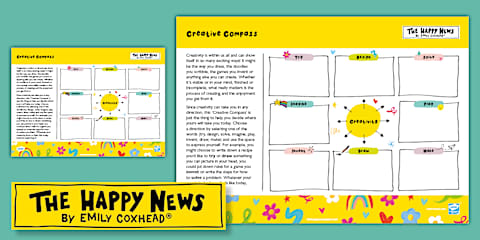 The Happy Newspaper Issue 42: Colouring Page