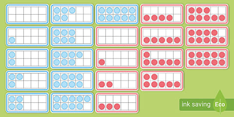 0-20 Number Subitising Flash Cards