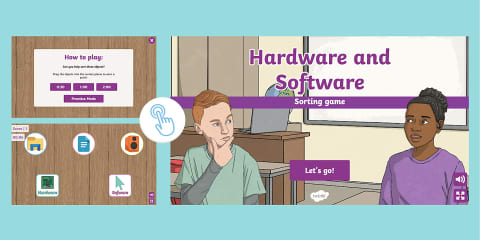 Hardware and Software Sorting Game