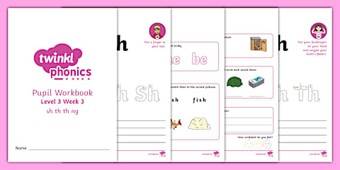 'th' Unvoiced Phonics Lesson Pack - Level 3 Week 3 Lesson 2