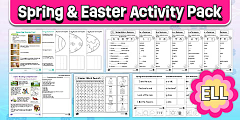 Earth Day Bingo Game for ELL