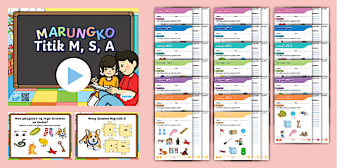 Pagsasanay sa Marungko (m, s, a) | Philippines | Twinkl