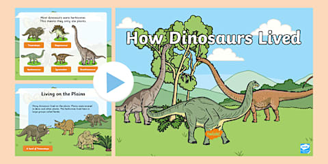 All About Dinosaurs PowerPoint & Google Slides for K-2nd Grade