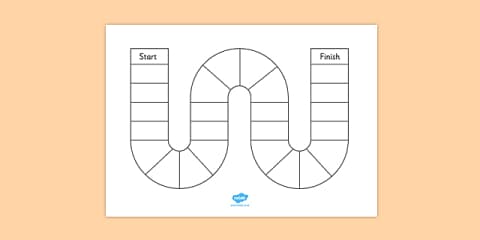 Blank Board Game Template