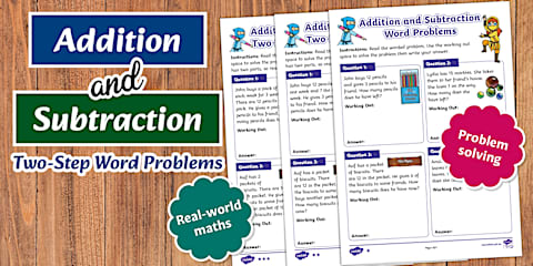 Addition and Subtraction Word Problems Year 3